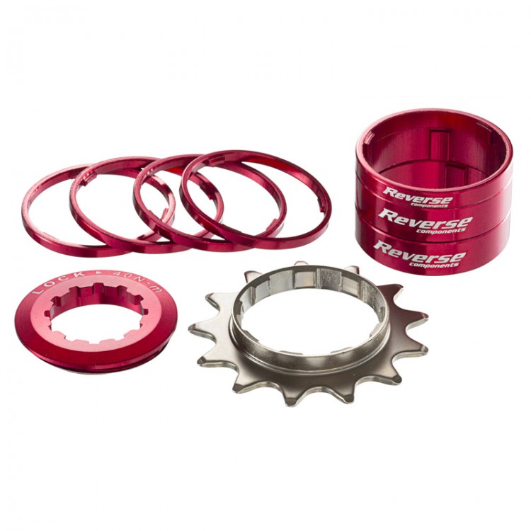 Single Speed Adapter Reverse 13 zubů červený - CykloNěmčík.cz