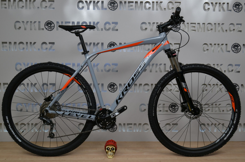 Kolo Kross LEVEL 4.0 29" GREY / ORANGE GLOSSY - CykloNěmčík.cz