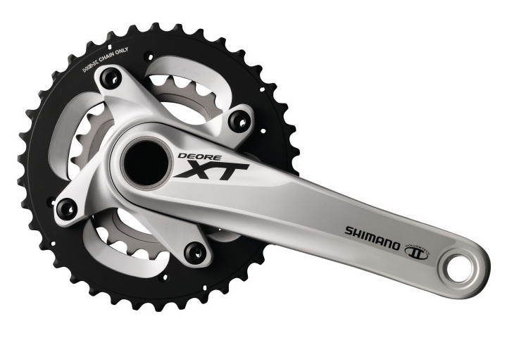 Kliky SHIMANO XT FC-M785 2x10 38/24z 175mm stříbrné - CykloNěmčík.cz