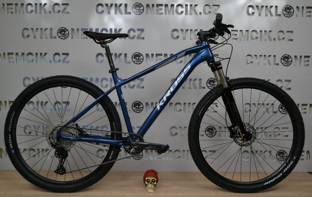 Kolo Kross LEVEL 5.0 SR BLUE / SILVER GLOSSY 2022 - CykloNěmčík.cz