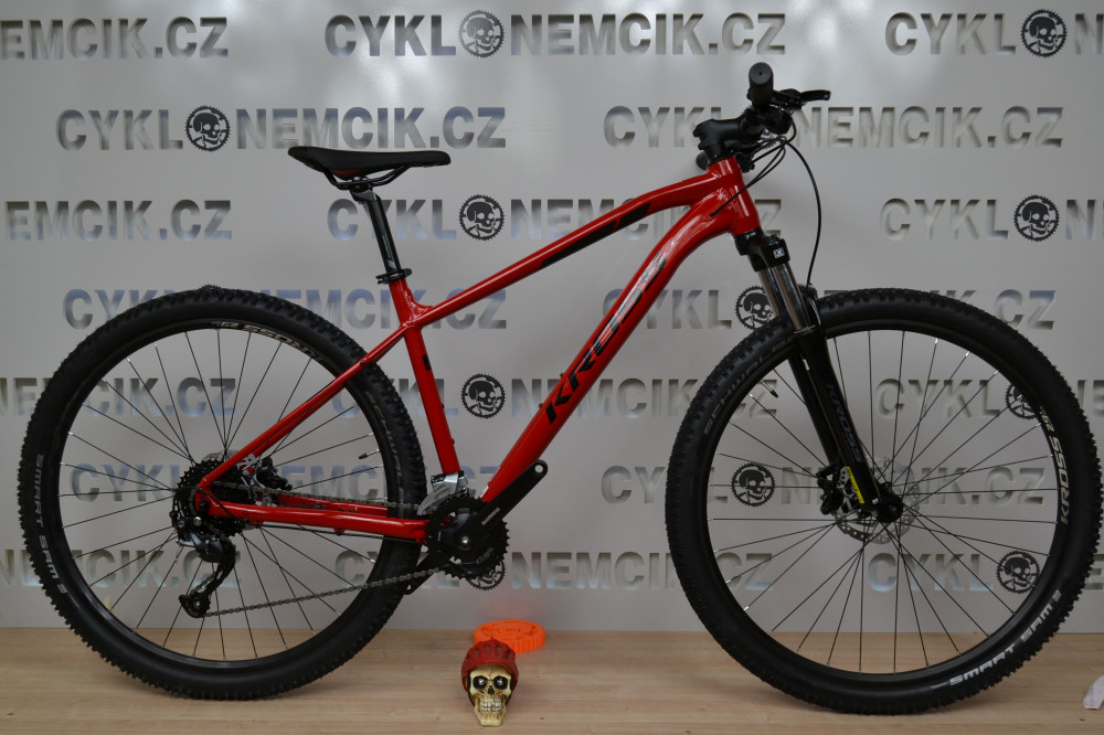 Kolo Kross LEVEL 1.0 SR 2021 RED / BLACK GLOSSY - CykloNěmčík.cz