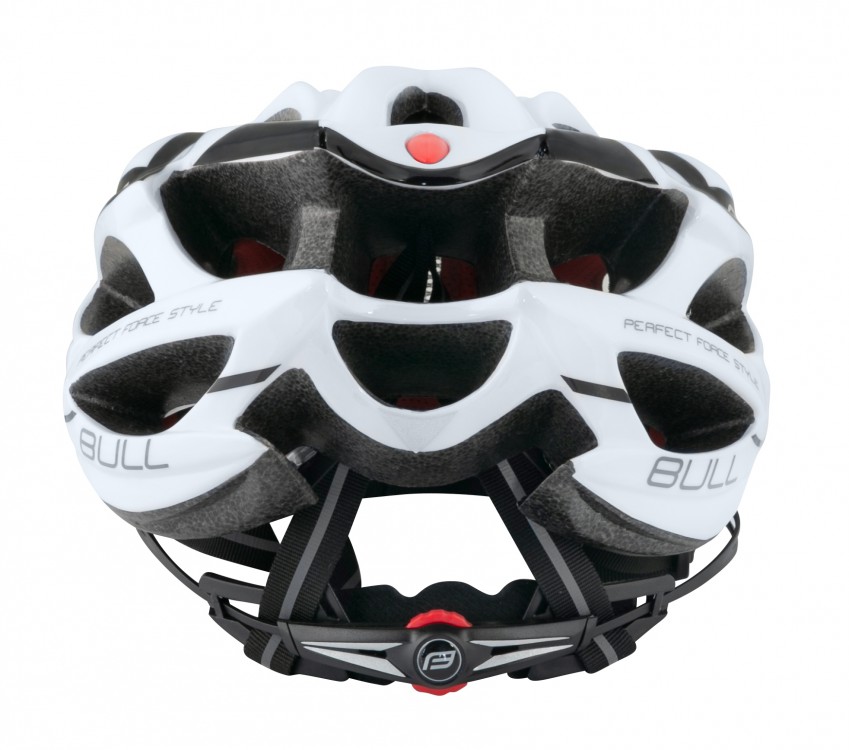 Přilba FORCE BULL, bílo-černá S-M - CykloNěmčík.cz