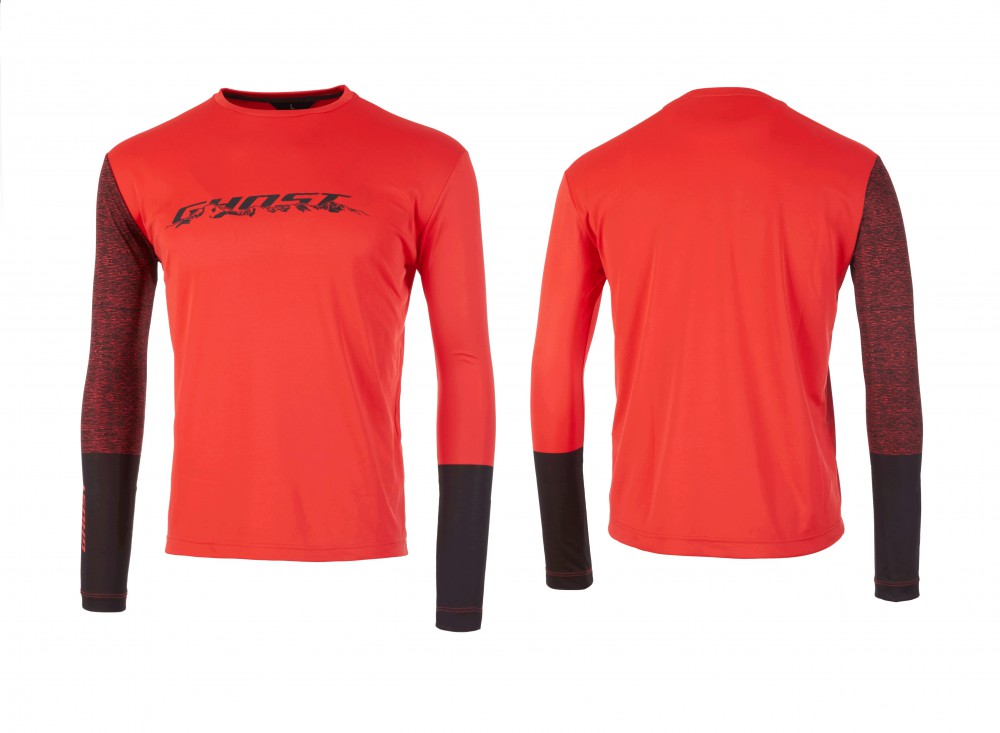 Dres Ghost Ridge Line dlouhý rukáv - Red / Black - CykloNěmčík.cz