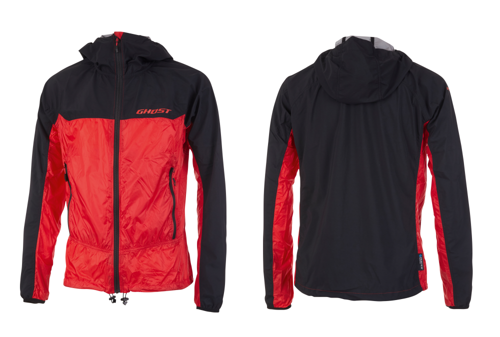 Větrovka Ghost Ridge Line Vaude - Black / Red - CykloNěmčík.cz